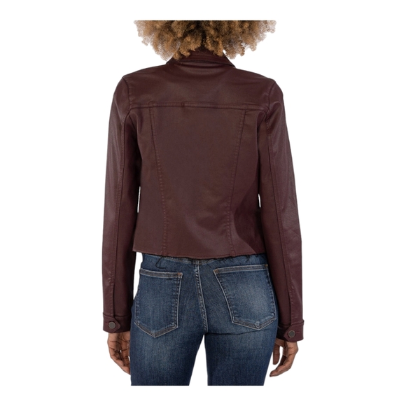 Kut from the Kloth | Jackets & Coats | Kara Coated Crop Jacket Wfray ...